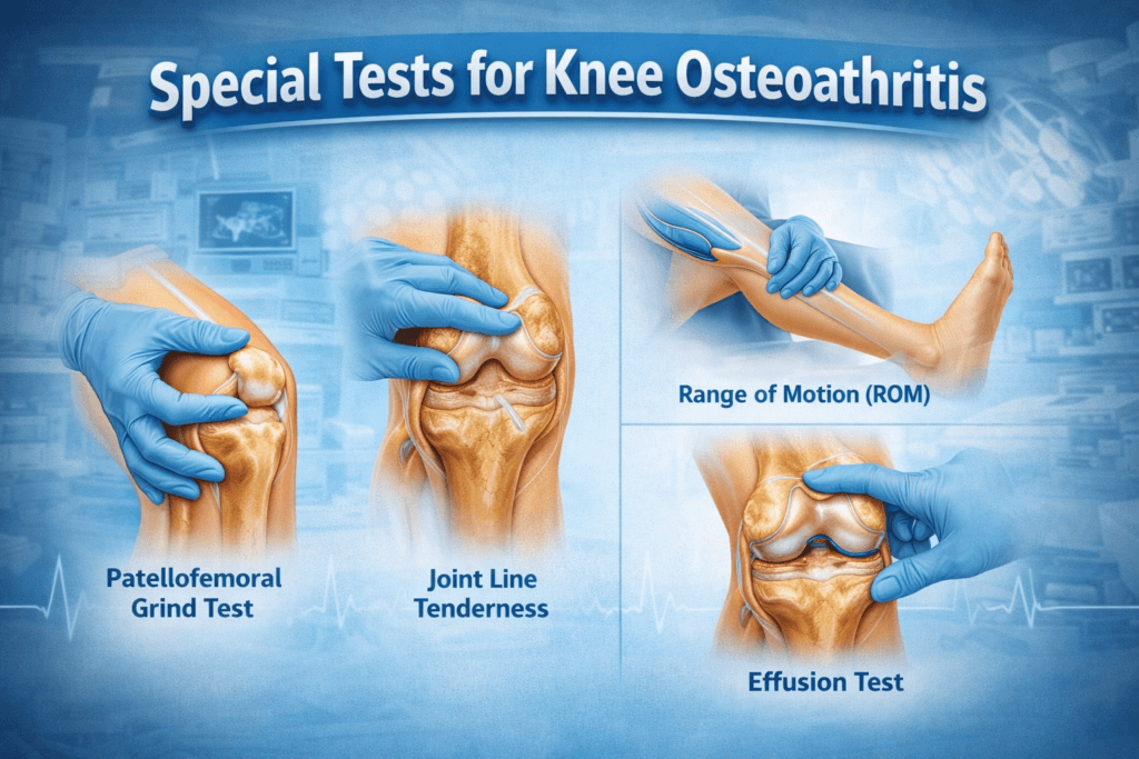 Special Tests for Knee Osteoarthritis - Dr Deepak Mishra